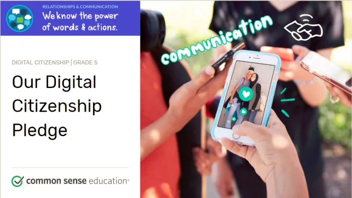 Our Digital Citizenship Pledge | Common Sense Education