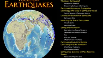 Focus on Earthquakes Review for Teachers | Common Sense Education
